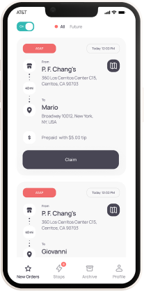 Cartwheel Driver's App
