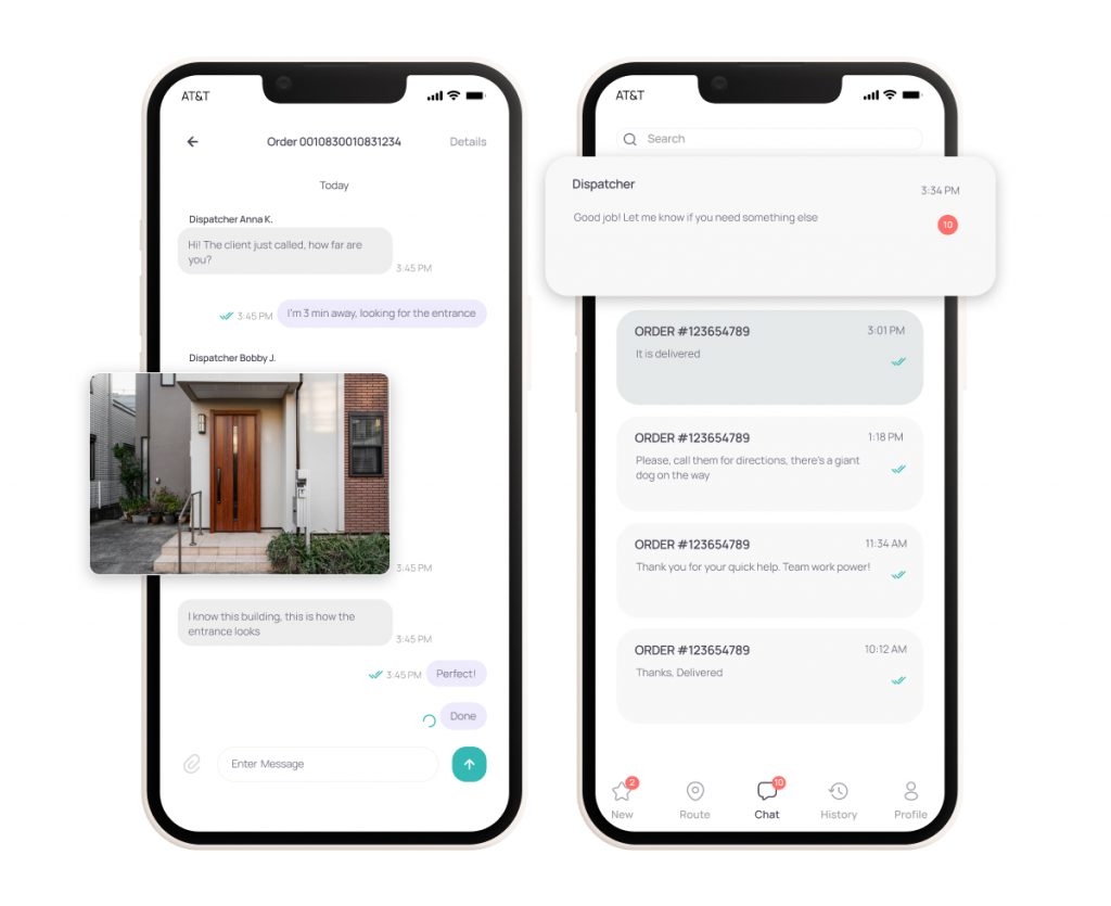 New feature: Dispatcher-Driver Chat